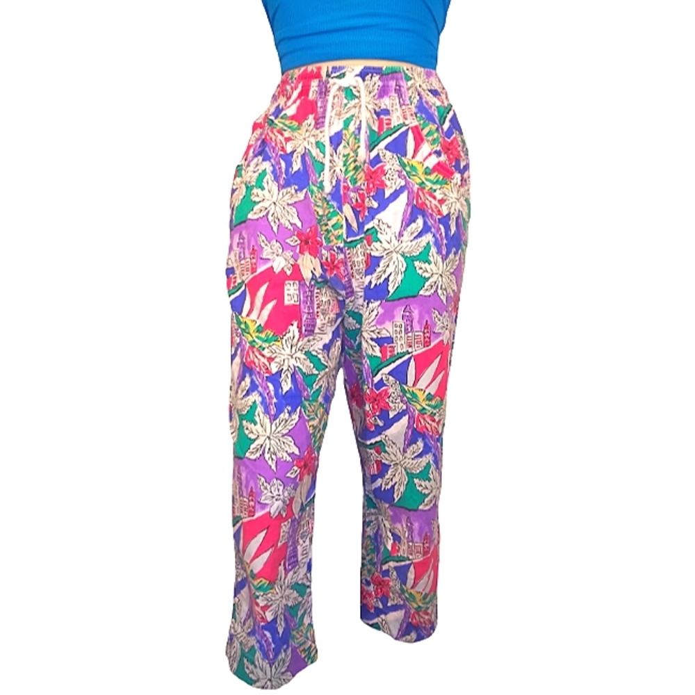 Vintage Super Fun Ankle Trousers - Gem